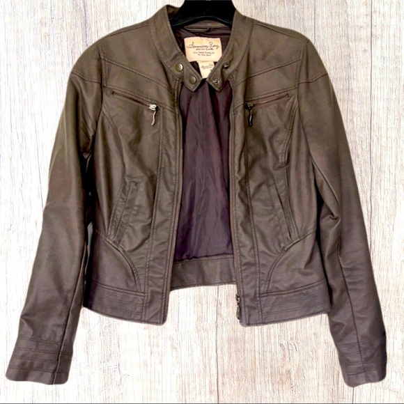 American Rag | Jackets & Coats | American Rag Faux Leather Moto Jacket ...